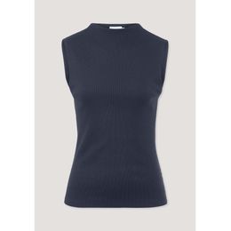 hessnatur Rib Top Slim in marine | Gr.: 48