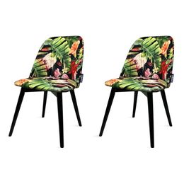 KONSIMO Polsterstuhl 2er-Set &brvbar; mehrfarbig &brvbar; Ma&szlig;e (cm): B: 48 H: 86 &raquo; H&ouml;ffner