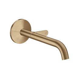 Hansgrohe Fertigmontageset Axor One UP-Waschtisch-Einhebelmischer, Ausl. 220mm, brushed bronze (48112140)