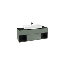 Villeroy & Boch V&B Waschtischunterschrank Finion 160cm, Reg bla m Lac, Olive Matt Lacquer ; Villeroy & Boch (F212PDGM)