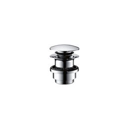Hansgrohe Push-Open-Ablaufgarnitur f WT- und Bidetmischer, Edelstahl-Optik (51300800)