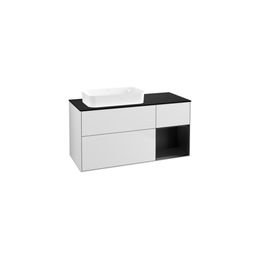 Villeroy & Boch V&B Waschtischunterschrank Wandbeleuchtung Finion 120x60 cm, Reg re bla m Lac, wh. m Lac ; Villeroy & Boch (G692PDMT)