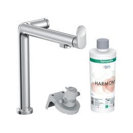 Hansgrohe Sp&uuml;ltisch-Einhebelmischer Aqittura M91 1jet, Starter Set, chrom (76802000)