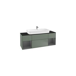 Villeroy & Boch V&B Waschtischunterschrank Finion 160cm, Reg Anthrac. m Lac, Oli. m Lac ; Villeroy & Boch (F212GKGM)