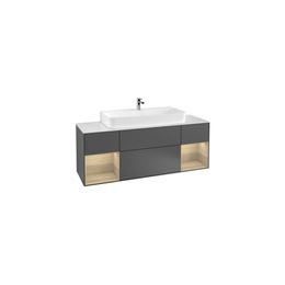 Villeroy & Boch V&B Waschtischunterschrank Finion 160x60,3x50,1cm, Reg Oa ven, Anthrac. m ; Villeroy & Boch (F211PCGK)