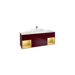 Villeroy & Boch V&B Waschtischunterschrank Finion 160x60, Pl wh. m, Reg gol m Lac, Peo m ; Villeroy & Boch (F451HFHB)