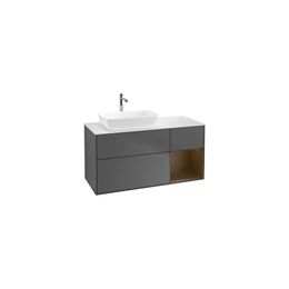 Villeroy & Boch V&B Waschtischunterschrank Finion 120cm, Pl wh. m, Reg wal ven, Anthrac. m ; Villeroy & Boch (F811GNGK)