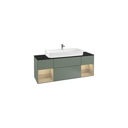 Villeroy & Boch V&B Waschtischunterschrank Finion 160cm, Reg Oa Veneer, Olive Matt Lacquer ; Villeroy & Boch (F212PCGM)