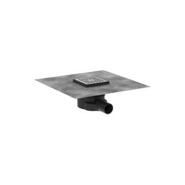 Hansgrohe Punktablauf RainDrain Point 100x100mm, Set, Edelstahl geb&uuml;rstet (56246800)