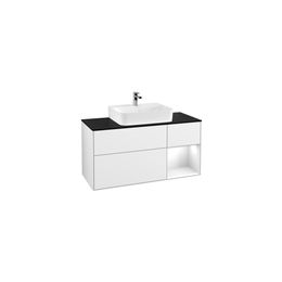 Villeroy & Boch V&B Waschtischunterschrank Wandbeleuchtung Finion 120cm, Pl b m, Rg r g w Lac, glo wh. Lac ; Villeroy & Boch (G172GFGF)