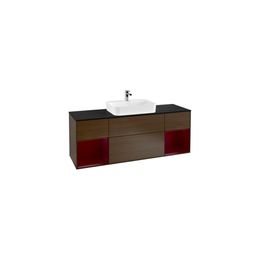 Villeroy & Boch V&B Waschtischunterschrank Finion 160x60, Pl bla m, Reg Peo m Lac, wal ven ; Villeroy & Boch (F452HBGN)