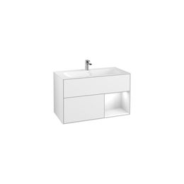 Villeroy & Boch V&B Waschtischunterschrank Finion Reg re glo wh. Lac, Glossy white lacquer ; Villeroy & Boch (F040GFGF)