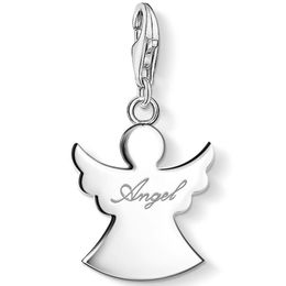 Thomas Sabo Charm-Einhänger »Schutzengel, 0871-001-12« silberfarben Schützender Charm-Anhänger mit Engelmotiv