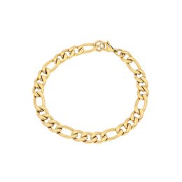 Firetti Edelstahlarmband &raquo;Schmuck Geschenk Figarokettengliederung, 8, 0 mm breit&laquo; gelbgoldfarben 21 Armabnd in maskuliner Optik als Accessoire f&uuml;r...