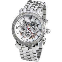 Carl von Zeyten Damen Carl von Zeyten Multifunktionsuhr &raquo;Kniebis&laquo; Armbanduhr, Damenuhr, Automatikuhr, Made in Germany, Datum silber