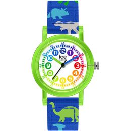 Ice Watch ICE-WATCH Quarzuhr &raquo;ICE learning - Boy - Extra Small - 3H&laquo; Armbanduhr, Kinder, Lernuhr, Jungen, Schulanfang, Geschenkidee, Dinosaurier blau...