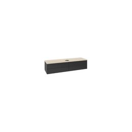 Villeroy & Boch V&B Waschtischunterschrank ohne Frontstruktur Antao 160x50cm, HL, WBP botti., bla m Lac ; Villeroy & Boch (K25053PD)
