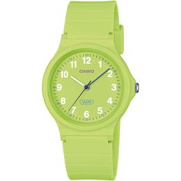 CASIO TIMELESS COLLECTION Quarzuhr Armbanduhr, Kinderuhr, M&auml;dchen, Jungen, Geschenkidee, Schulananfang hellgr&uuml;n Trendige Armbanduhr f&uuml;r Kinder
