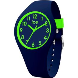 Ice Watch ICE-WATCH Quarzuhr &raquo;ICE ola kids - Small - 3H&laquo; Armbanduhr, Kinderuhr, Lernuhr, Geburtstag, Schulanfang, Geschenkidee dunkelblau-neongr&uuml;n Trendige...