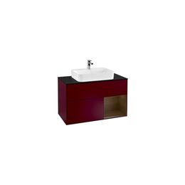 Villeroy & Boch V&B Waschtischunterschrank Finion 100, Pl bla m, Reg re wal ven, Peo m ; Villeroy & Boch (F372GNHB)