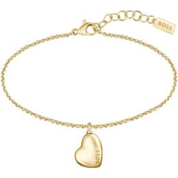 BOSS Armband »HONEY, Herz, 1580594, 1580595« gelbgoldfarben 18,5 cm BOSS Schmuck - Damenarmschmuck