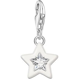 Thomas Sabo Charm Stern »mit Steinen und Kaltemaille, 2039-041-13, 2043-496-7, 2044-041-14« mit Glas-Keramik Stein oder Zirkonia (synth.)...