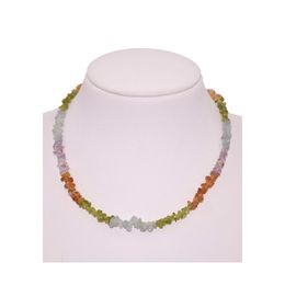 Firetti Collier »Schmuck Geschenk Halsschmuck Halskette Edelstein Farbstein Peridot« Made in Germany - mit Amethyst, Aquamarin, Citrin, Peridot...