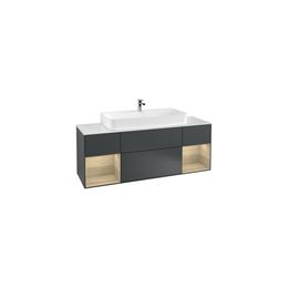Villeroy & Boch V&B Waschtischunterschrank Finion 160x60,3x50,1cm, Rg Oa ven, md bl. m Lac ; Villeroy & Boch (F211PCHG)