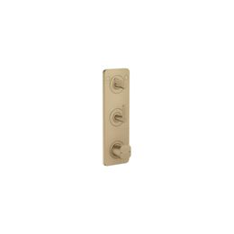 Hansgrohe Thermostat-Modul Axor Citterio C cubic cut, brushed bronze, UP mit Platte (49701140)