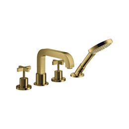 Hansgrohe Fertigmontageset Axor Citterio 4-L-Fliese-Ar, m KrG, Ros, pol. gol opt (39453990)