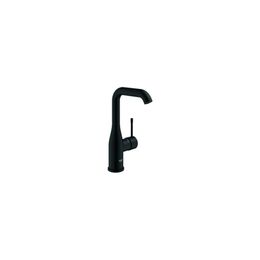 Grohe Waschtisch-Einhebelmischer Essence 1/2", L, glatter K&ouml;rper, phantom black (24177KF1)