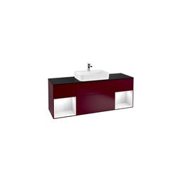 Villeroy & Boch V&B Waschtischunterschrank Wandbeleuchtung Finion 160cm, Pl bla m, Reg glo wh. Lac, Peo m ; Villeroy & Boch (G452GFHB)