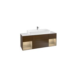 Villeroy & Boch V&B Waschtischunterschrank Finion 160x60,3x50,1cm, Reg Oa ven, wal veneer ; Villeroy & Boch (F211PCGN)