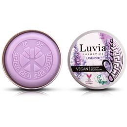 LUVIA COSMETICS Pinselseife »Essential Brush Soap - Lavender« vegan helllila Spezielle Pinselseife für Kosmetikpinsel und Beautyblender