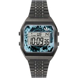 adidas originals Digitaluhr »DIGITAL TWO« Quarzuhr, Armbanduhr, Herrenuhr, Damenuhr, unisex, Edelstahlarmband schwarz 0 Trendstarke Digitaluhr für...
