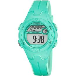 Calypso Watches Chronograph »Junior Collection« Kinderuhr, Quarzuhr, Armbanduhr, digital, Datum, Stoppfunktion mint Angesagter Kinderchronograph
