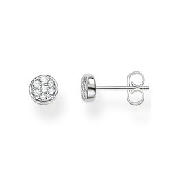 Thomas Sabo Paar Ohrstecker »Sparkling Circles, H1848-051-14« mit Zirkonia (synth.) silberfarben-weiß + kristallweiß 6 mm Sparkling Circles Ohrstecker