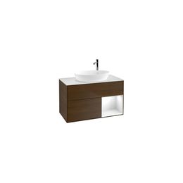 Villeroy & Boch V&B Waschtischunterschrank Wandbeleuchtung Finion 100, Pl wh. m, Reg glo wh. Lac, wal ven ; Villeroy & Boch (G901GFGN)