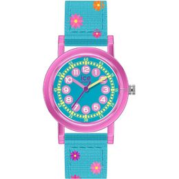 Ice Watch ICE-WATCH Quarzuhr »ICE learning - Girl - Extra Small - 3H« Armbanduhr, Kinderuhr, Lernuhr, Mädchen, Schulanfang, Geschenkidee, Blumen türkis...