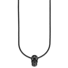 Bruno Banani Kette mit Anhänger »Schmuck Geschenk Halskette Scull Totenkopf, Venezianerkette« schwarz Halsschmuck Scull