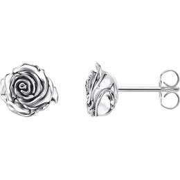Thomas Sabo Paar Ohrstecker »Midnight Rose, H2323-637-21« silberfarben Midnight Rose Paar Ohrstecker