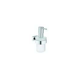 Grohe Seifenspender Essentials Cube 160ml, mit Halter, chrom (40756001)