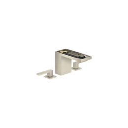 Hansgrohe 3-Loch-Waschtischarmatur 110 Axor MyEdition A 150mm, m Pus-Op-Abl, o Pl., brush. ni. (47072820)