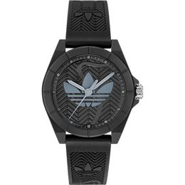 adidas originals Quarzuhr »PROJECT FOUR« Armbanduhr, Herrenuhr, Damenuhr, Resinarmband, wasserabweisend bis 5 bar schwarz 0 Trendstarke Armbanduhr...
