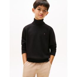 Tommy Hilfiger Strickpullover »COTTON TURTLE NECK SWEATER« Kinder bis 16 Jahre Black 3 (98) 3 (98) Pullover von Tommy Hilfiger für Jungen