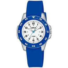 Lorus Quarzuhr Armbanduhr, Kinderuhr, bis 10 bar wasserdicht, ideal auch als Geschenk blau Coole Kinderarmbanduhr für Jungen & Mädchen