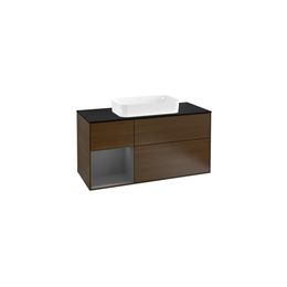 Villeroy & Boch V&B Waschtischunterschrank Wandbeleuchtung Finion 120cm, Pl b m, Rg li Anthrac. m, wal ven ; Villeroy & Boch (G292GKGN)