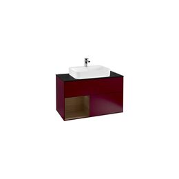 Villeroy & Boch V&B Waschtischunterschrank Wandbeleuchtung Finion 100, Pl bla m, Reg li wal ven, Peo m ; Villeroy & Boch (G362GNHB)
