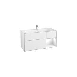 Villeroy & Boch V&B Waschtischunterschrank Wandbeleuchtung Finion 119,6x59,1cm, Rg r g w Lac, glo wh. Lac ; Villeroy & Boch (G070GFGF)