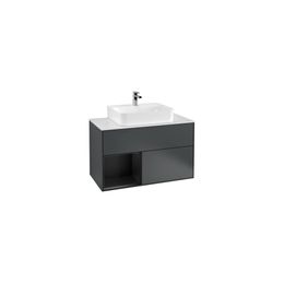 Villeroy & Boch V&B Waschtischunterschrank Finion 100, Pl b m, Rg l b m Lac, md bl. m Lac ; Villeroy & Boch (F111PDHG)